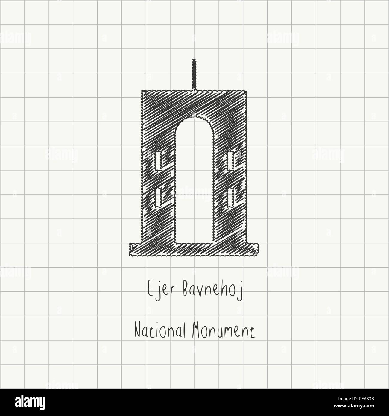 World Famous landmarks design with creative background vector Stock ...