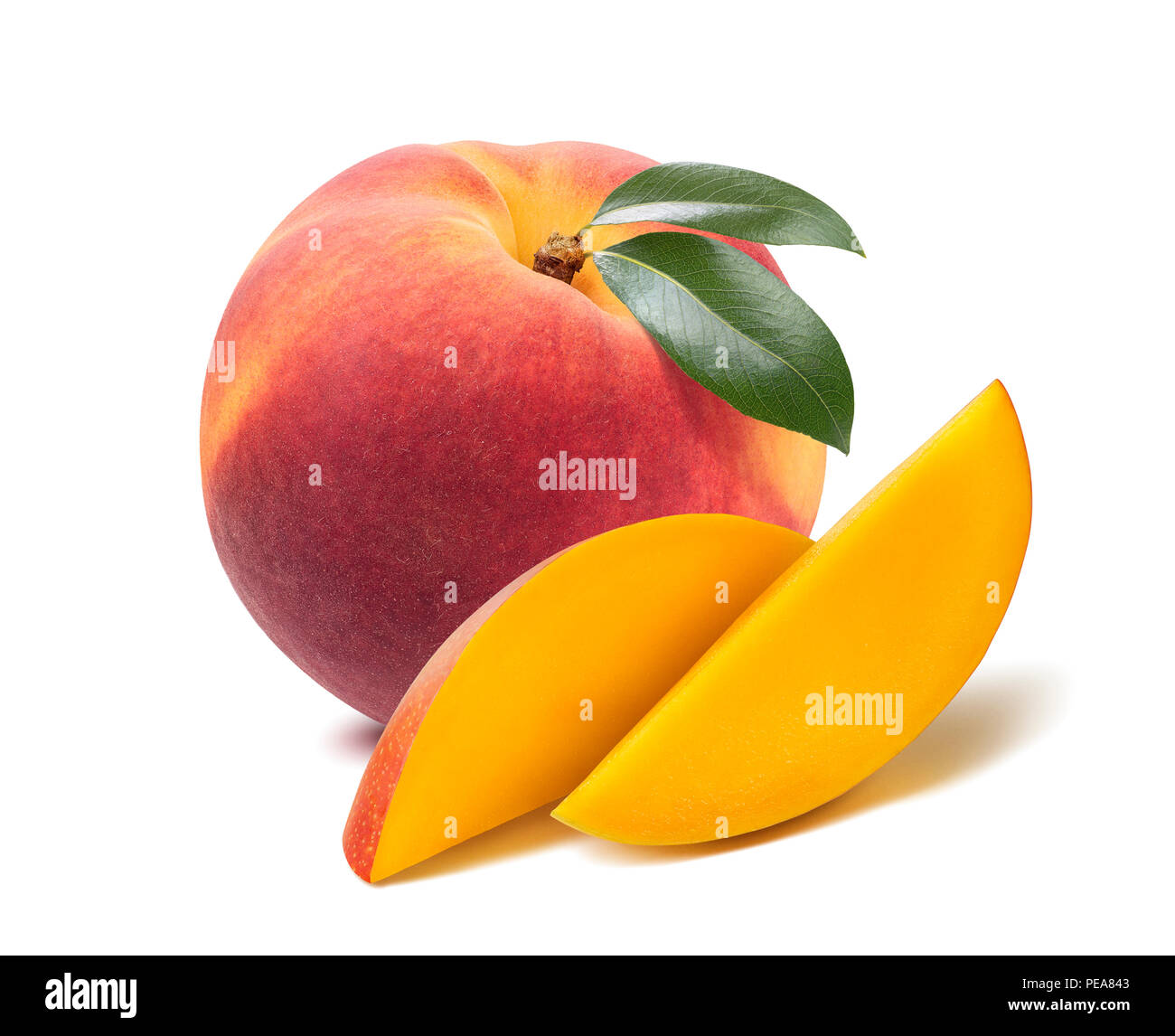 Peach And Mango High Resolution Stock Photography and Images - Alamy