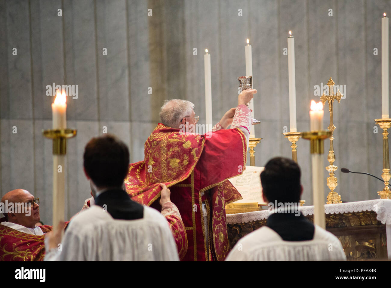 Traditional latin mass vatican hi-res stock photography and images - Alamy