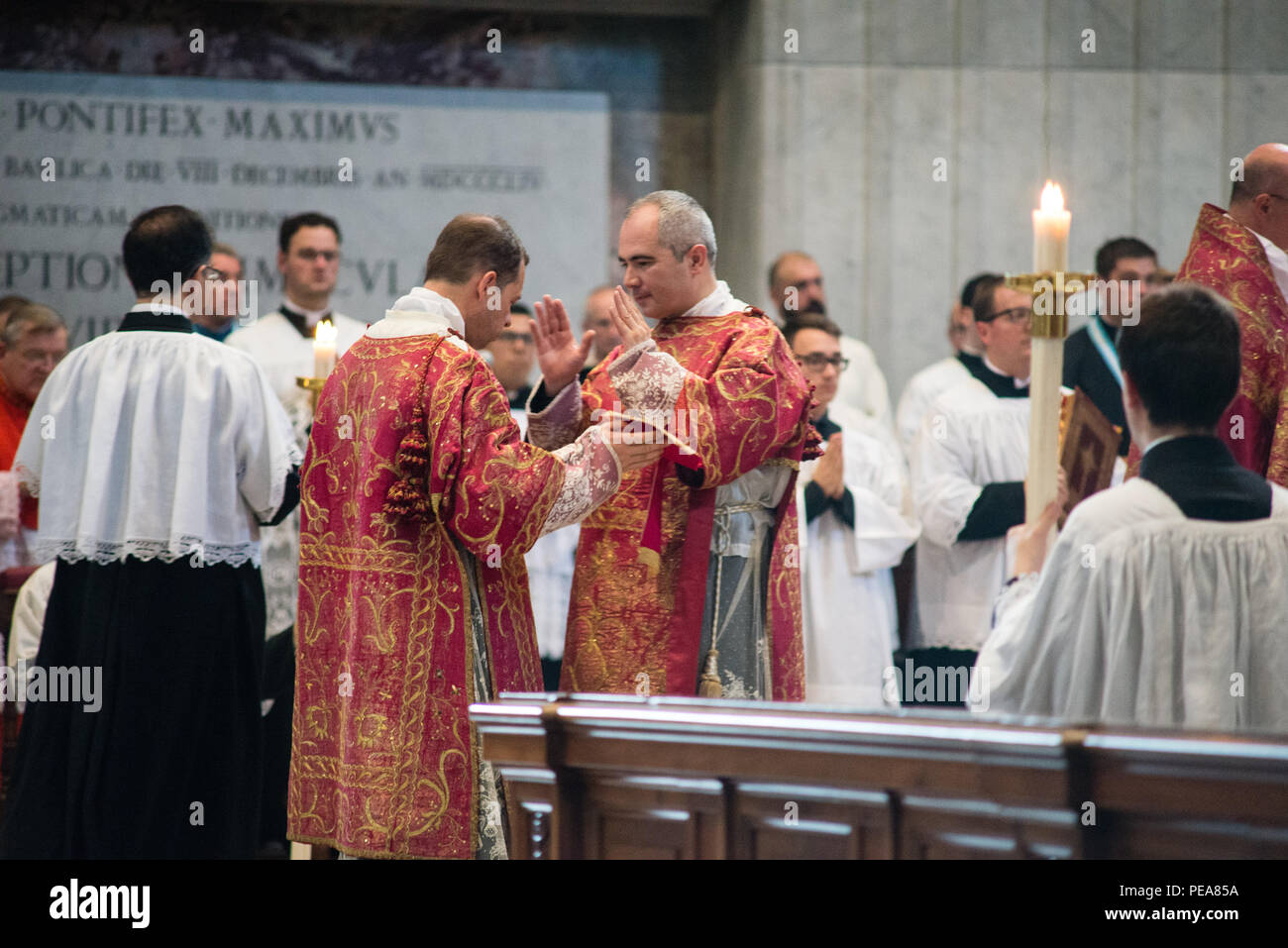 Traditional latin mass vatican hi-res stock photography and images - Alamy