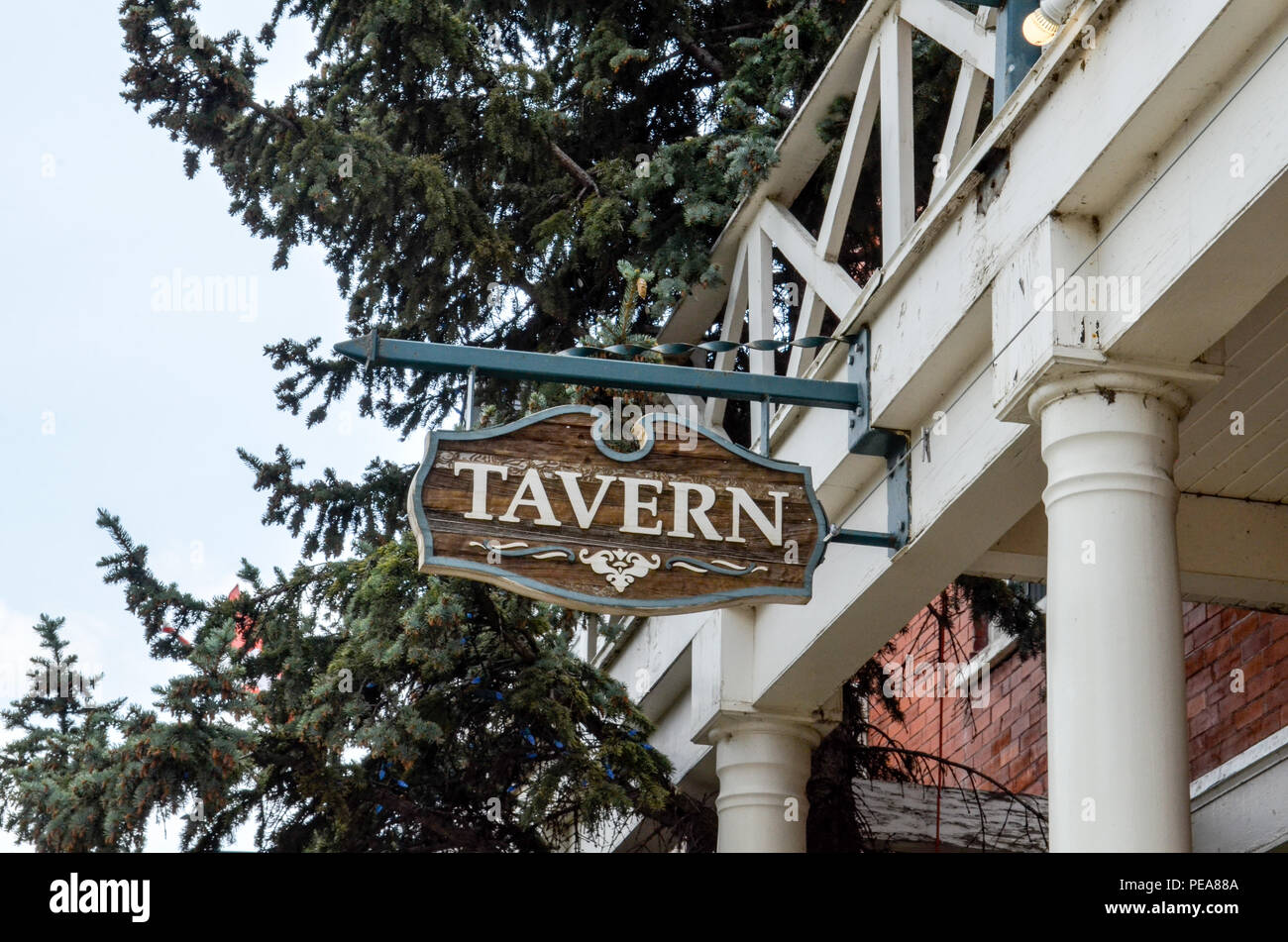 Tavern in Nanton, Alberta Stock Photo - Alamy