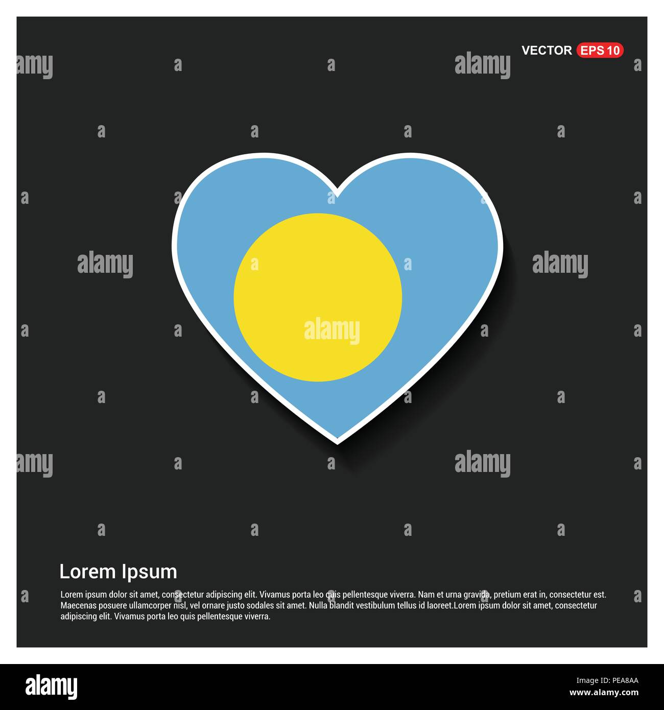 Palau flags design vector Stock Vector Image & Art - Alamy