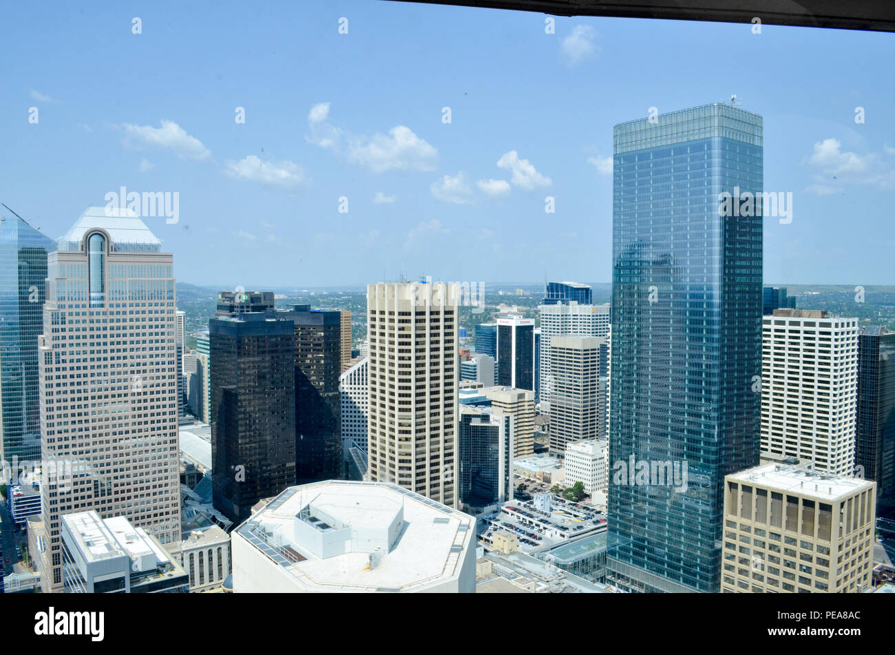 Downtown Calgary from Calgary Tower Stock Photo - Alamy