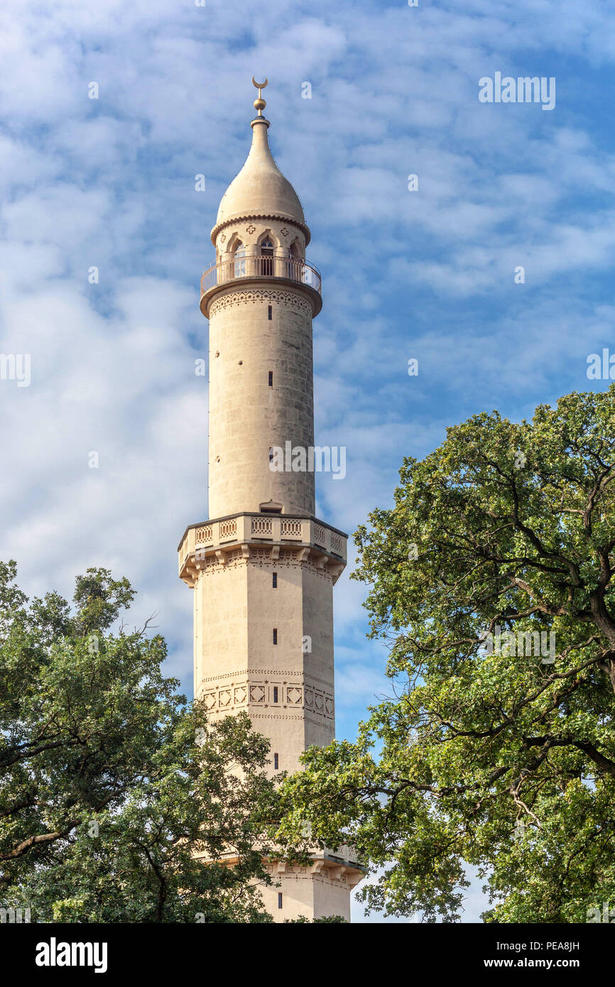Lednice minaret tower Czech Republic Stock Photo - Alamy