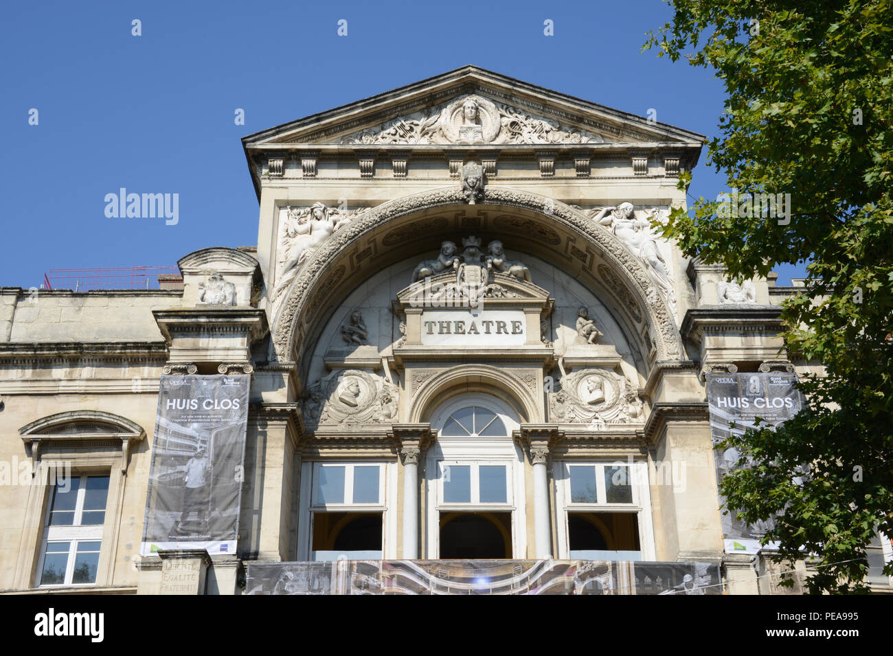 The Grand Opera Theatre, Avignon, France Stock Photo - Alamy