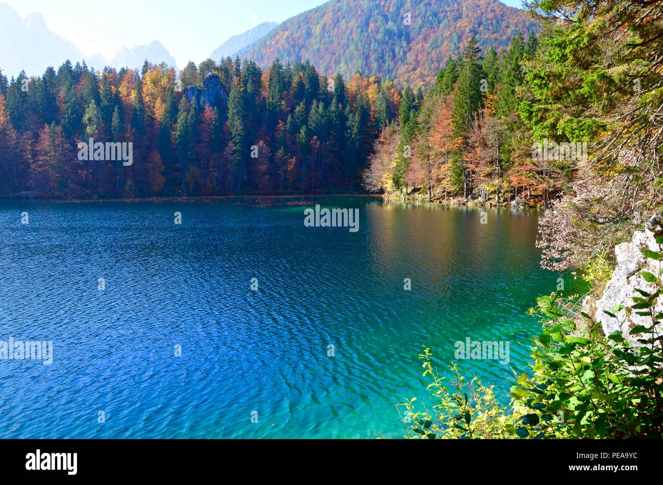 Laghi Di Fusine Fusine Lakes High Resolution Stock Photography and ...