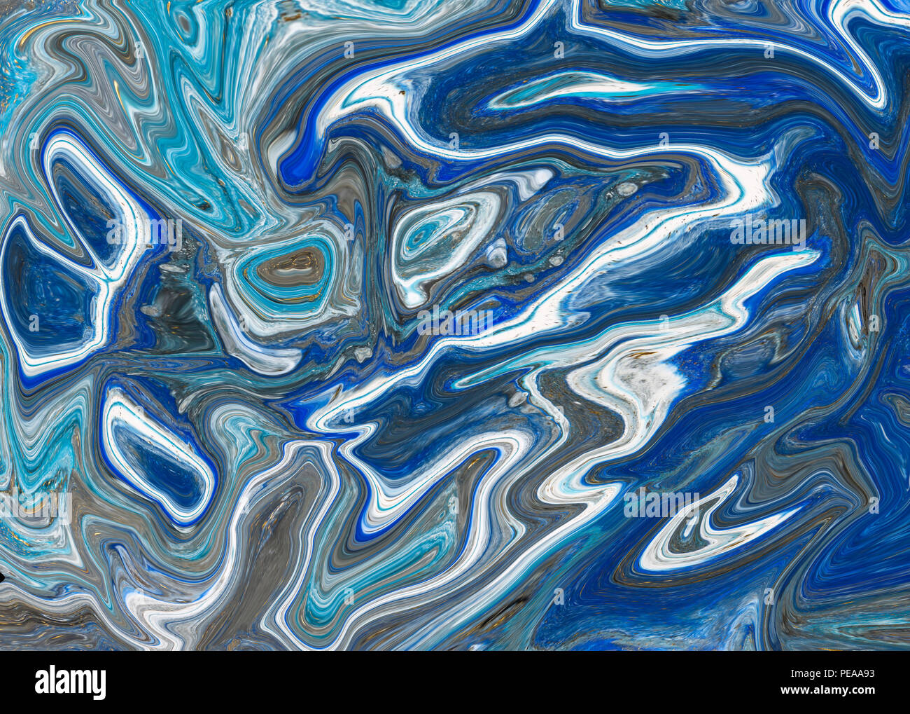 Blue marbling texture design. Marble pattern. Fluid art Stock Photo - Alamy