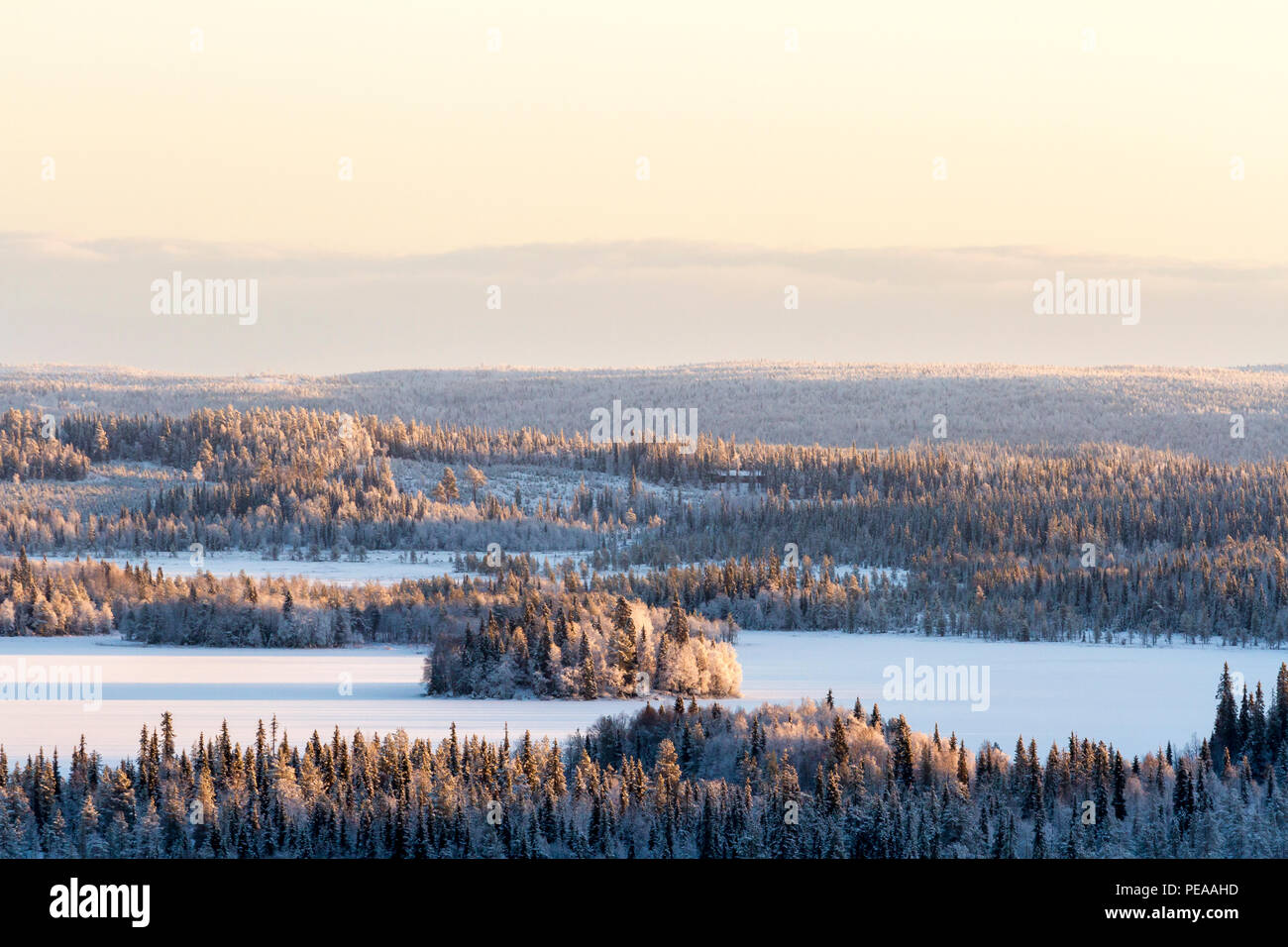 Ruka finland ski resort hi-res stock photography and images - Alamy
