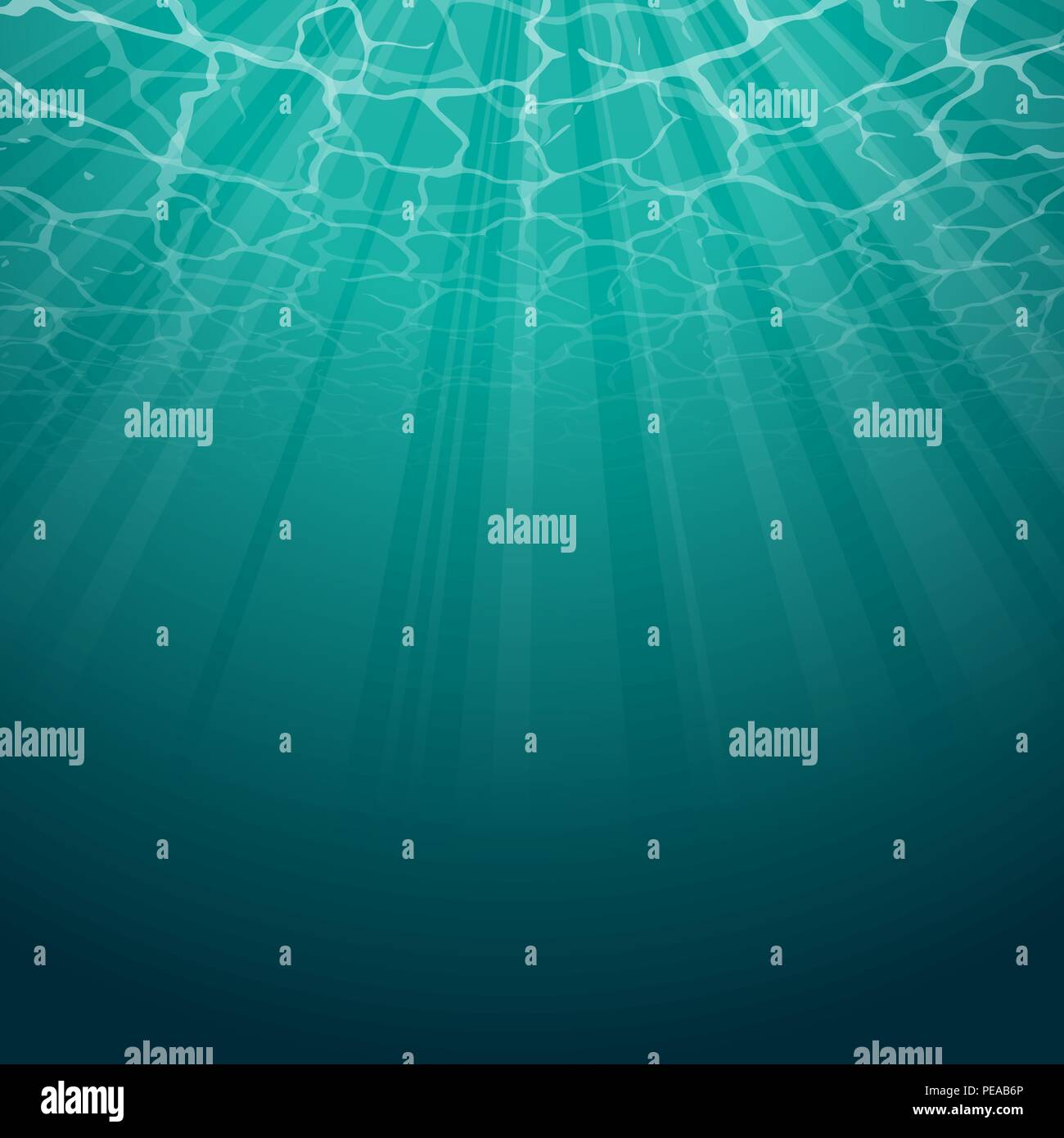 Underwater sun light beam Stock Vector Images - Alamy