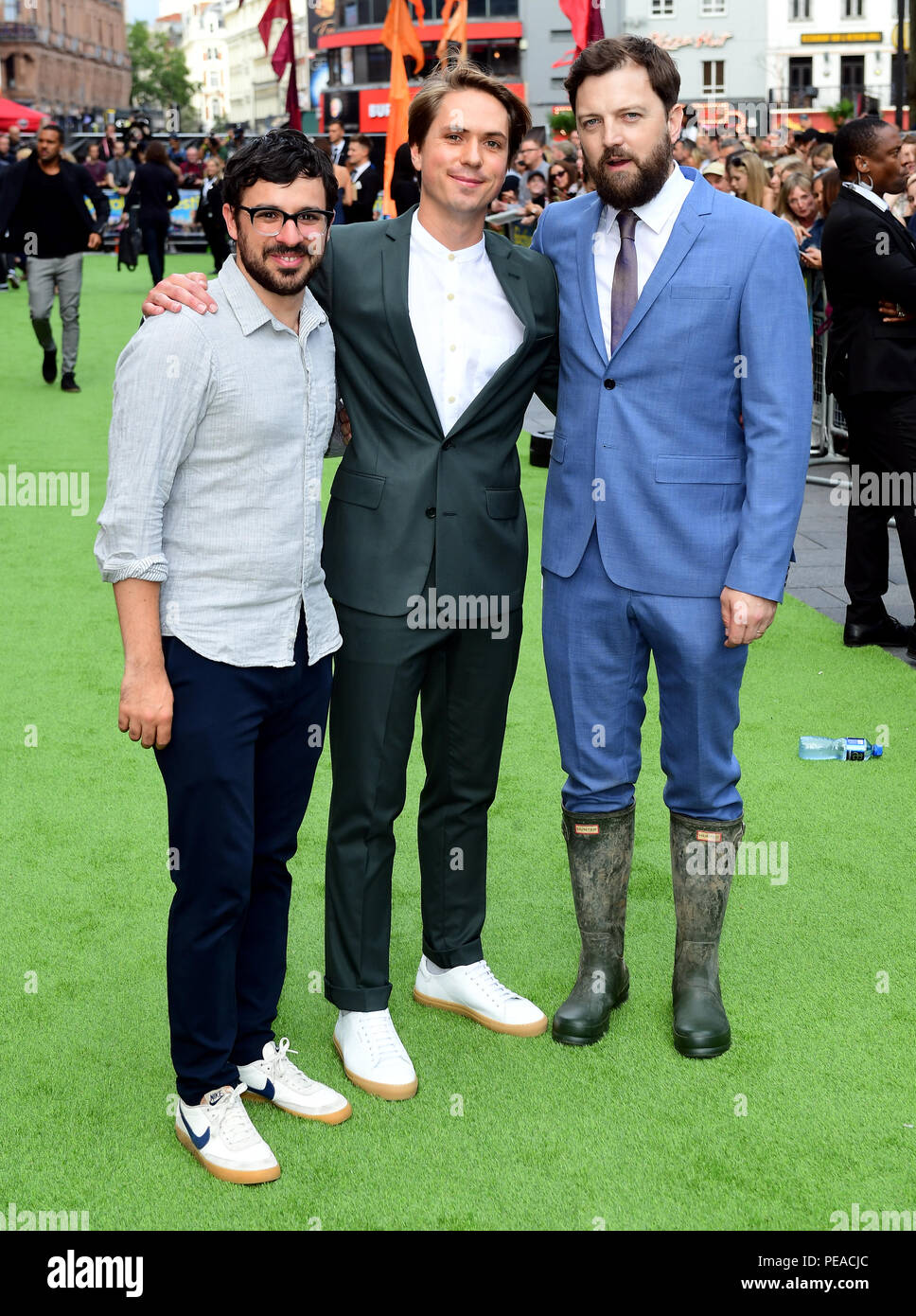 Director Iain Morris, Joe Thomas (centre) and Simon Bird (left ...