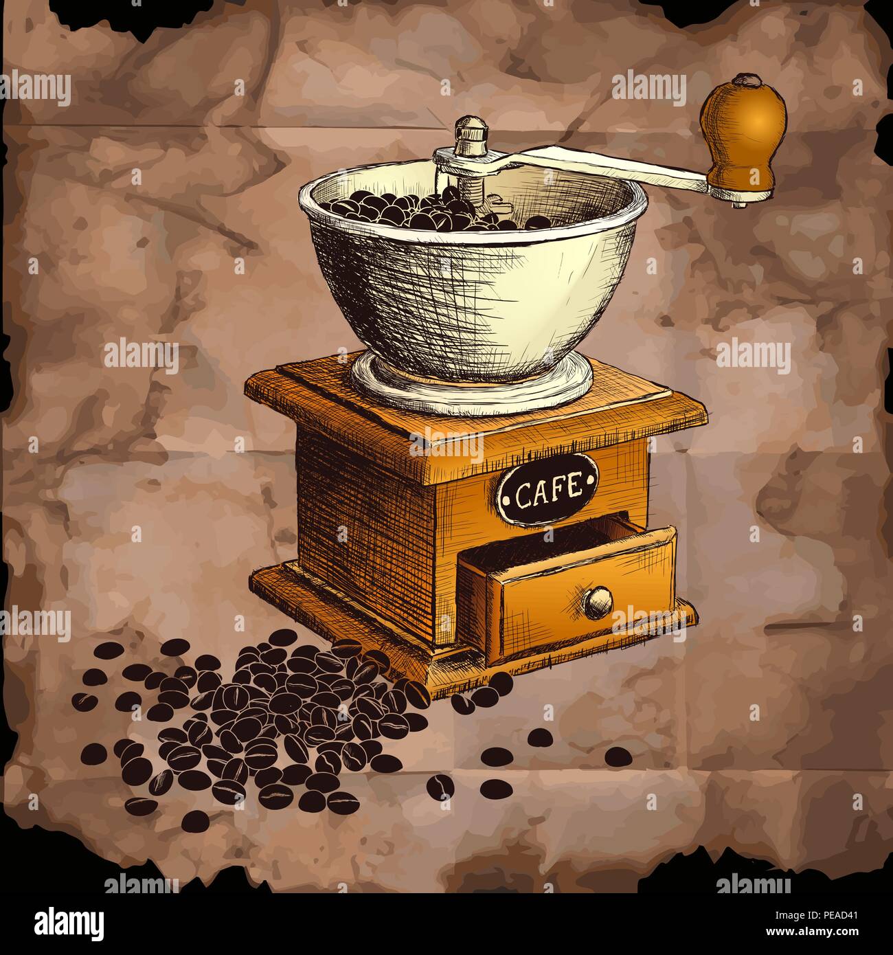 Mocha ecuador Stock Vector Images - Alamy
