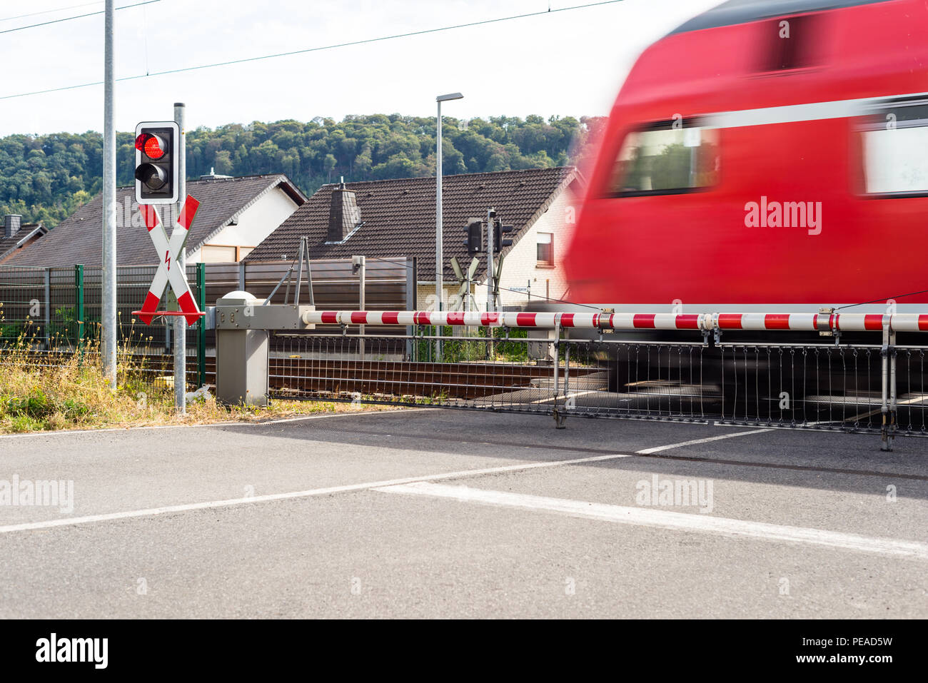 Guarded Railroad Crossing High Resolution Stock Photography and Images ...