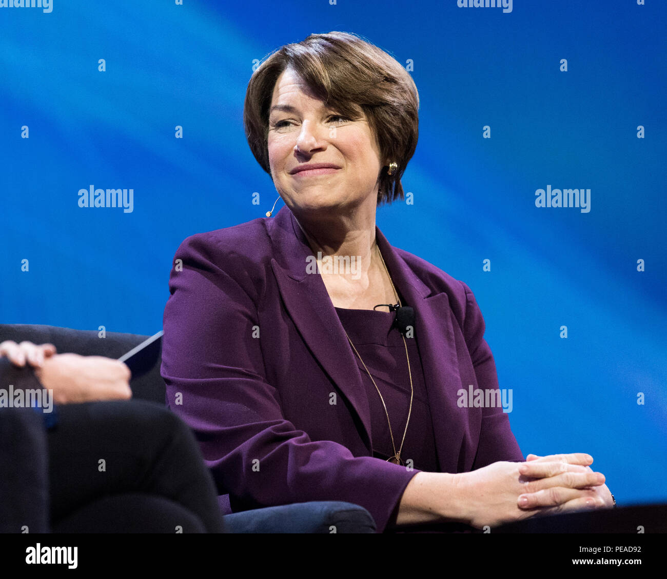 Amy Klobuchar (D-MN), United States Senator, speaking at the AIPAC ...