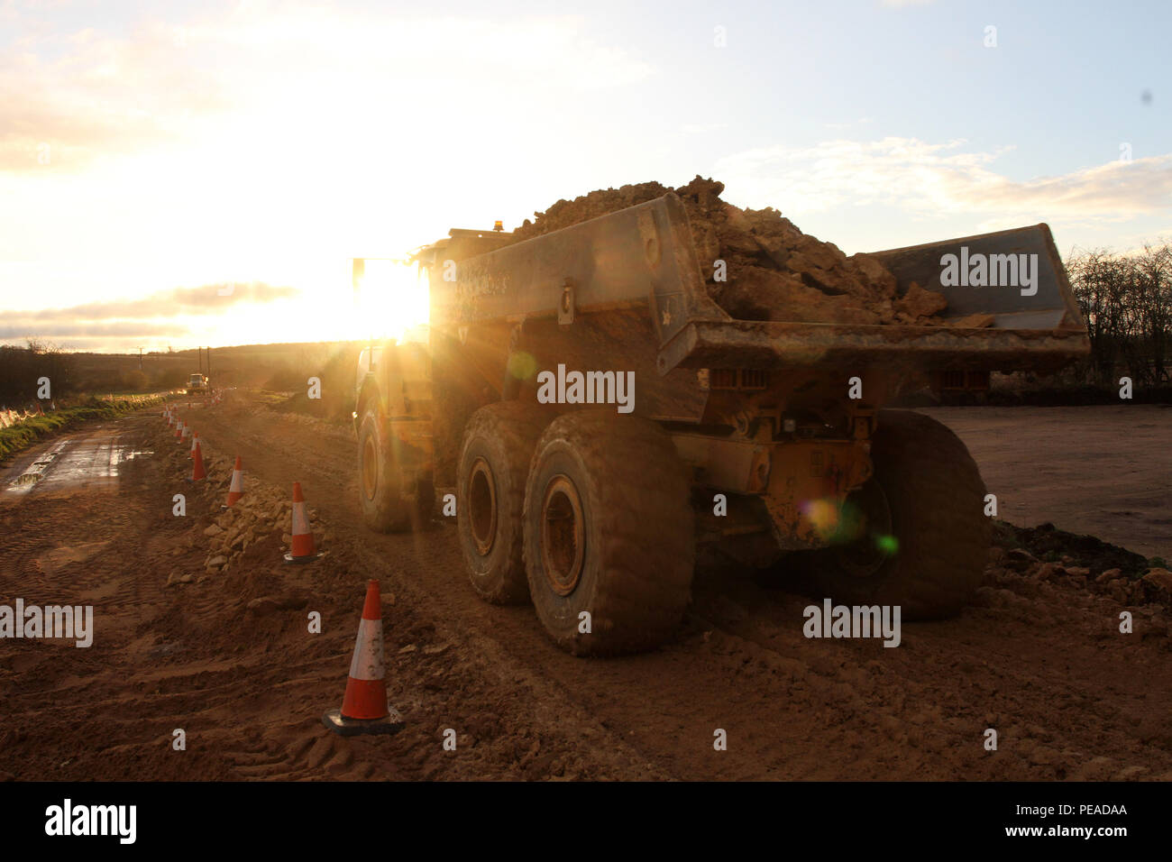 Motorway construction uk tarmac hi-res stock photography and images - Alamy