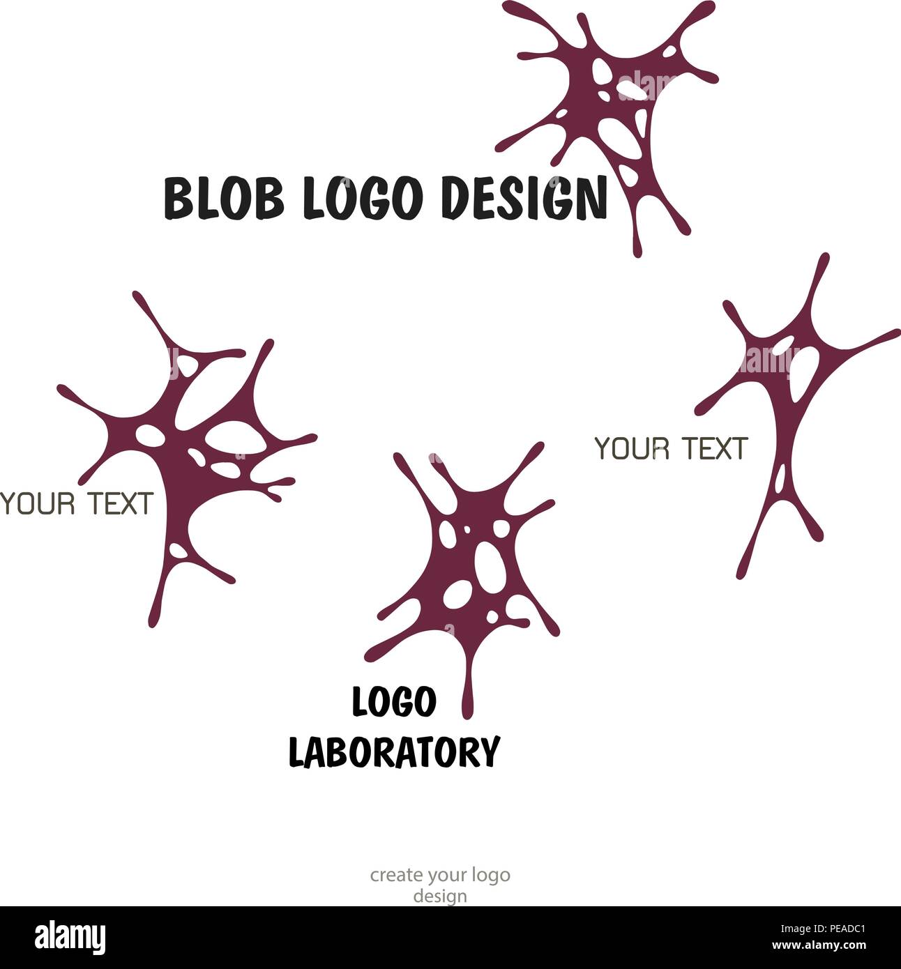Human brain - vector logo template concept illustration. Neuro ...