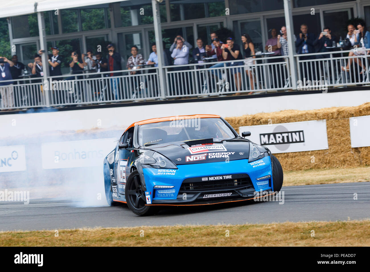 2009 Nissan 370Z Drift car with driver Chris Forsberg at the 2018 ...