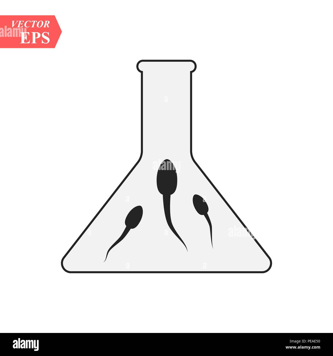 In vitro fertilisation icon. Medical, biological and healthcare concept ...