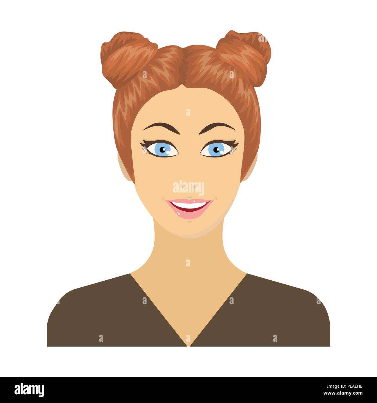 Bouffant Hair Clip Art