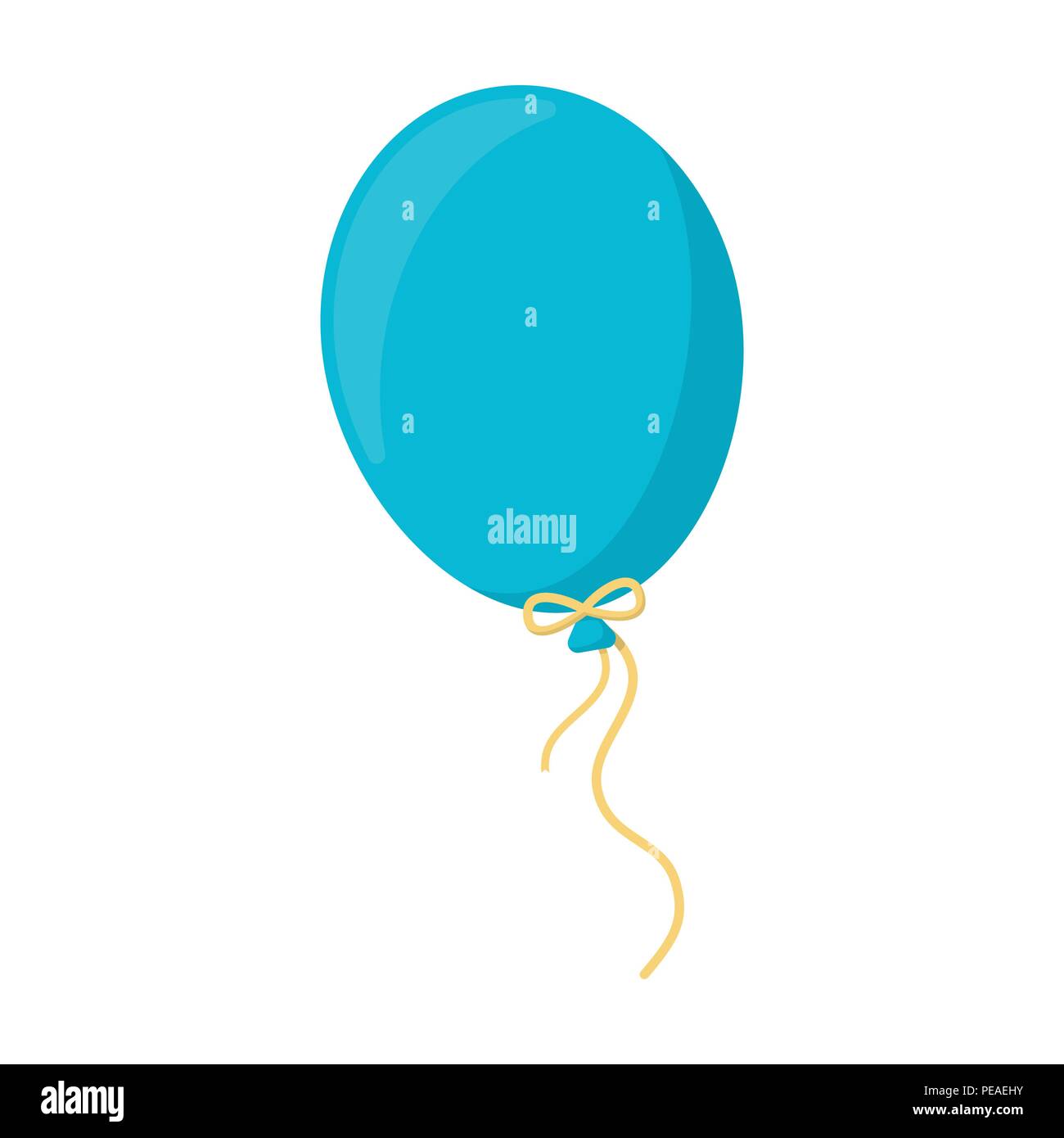 Balloon cartoon icon. Illustration for web and mobile Stock Vector ...