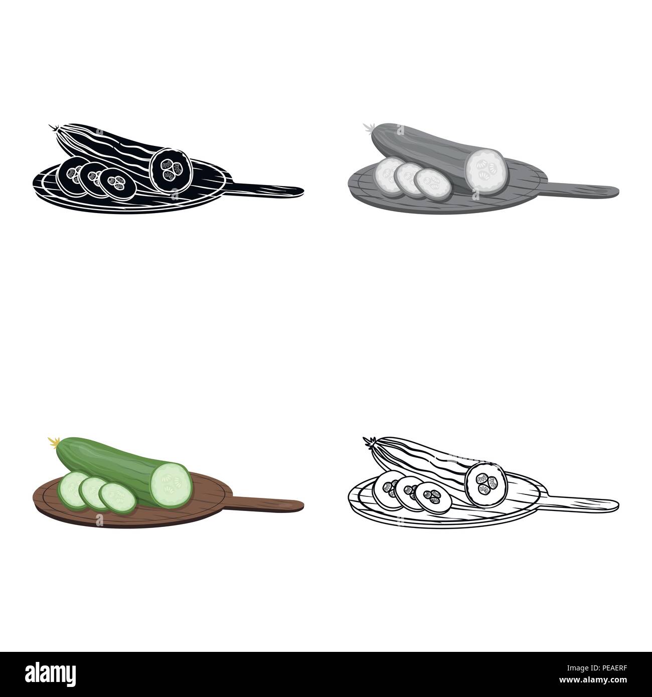 Cooking food cartoon icons in set collection for design. Kitchen ...