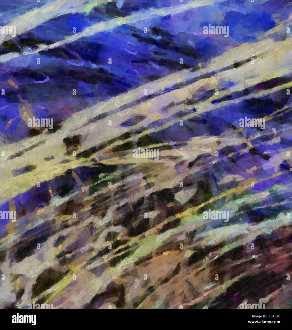 Abstract painting. Art for sale. Oil paint. Modern impressionism ...