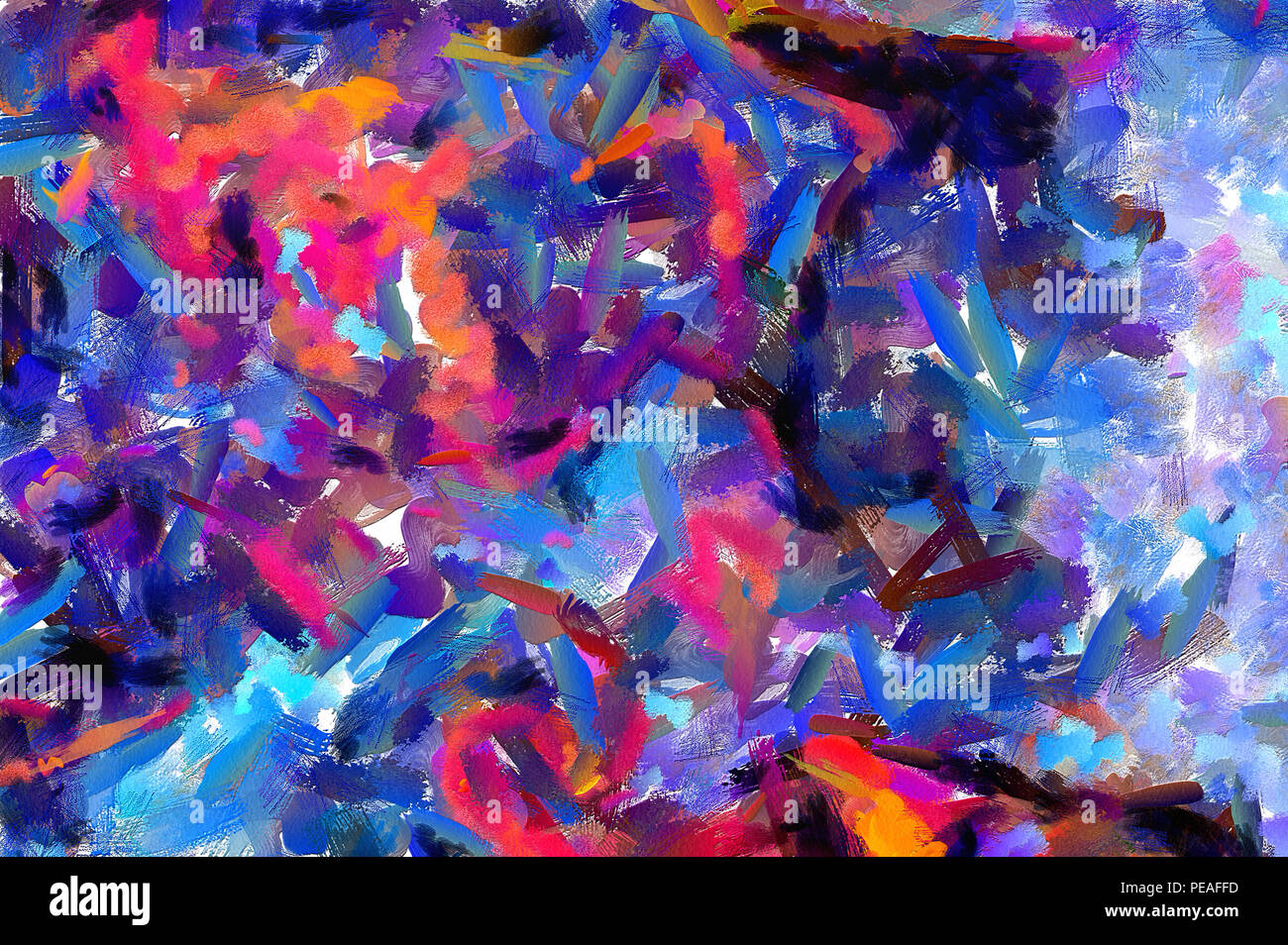 Abstract painting. Art for sale. Oil paint. Modern impressionism ...