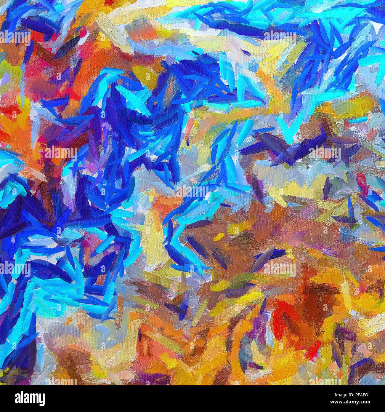 Abstract painting. Art for sale. Oil paint. Modern impressionism ...