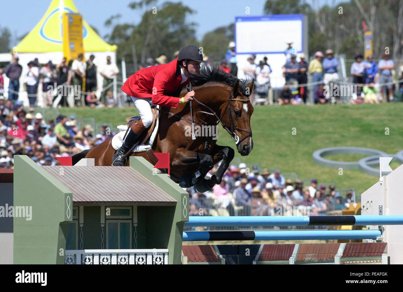 Olympic Games, Sydney 2000, Thomas Velin (DEN) riding Carnute Stock ...