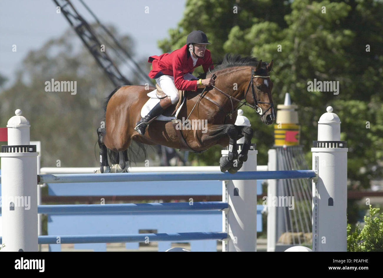 Olympic Games, Sydney 2000, Thomas Velin (DEN) riding Carnute Stock ...
