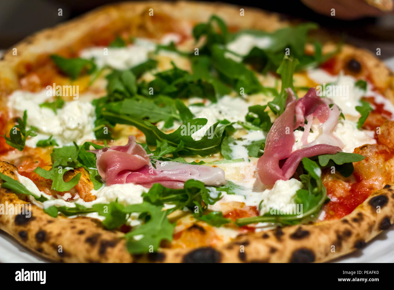 Italian delicious Pizza Stock Photo - Alamy