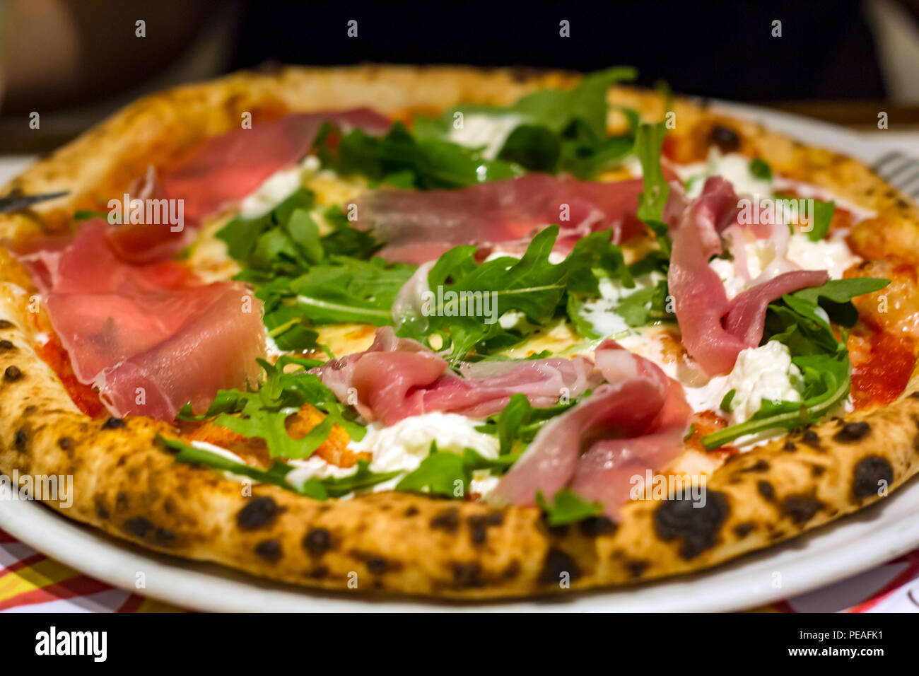 Italian delicious Pizza Stock Photo - Alamy