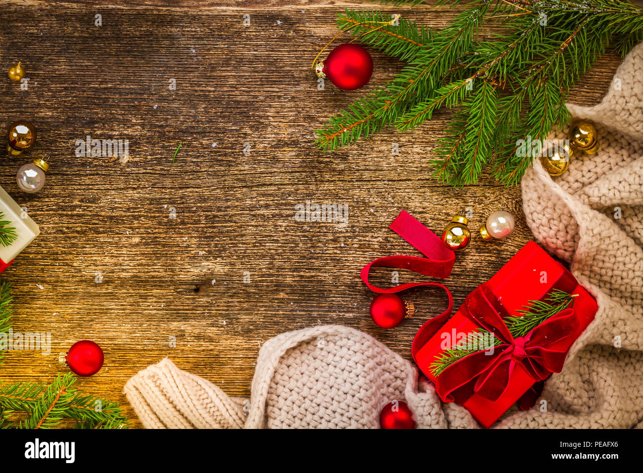 Christmas gift giving Stock Photo - Alamy
