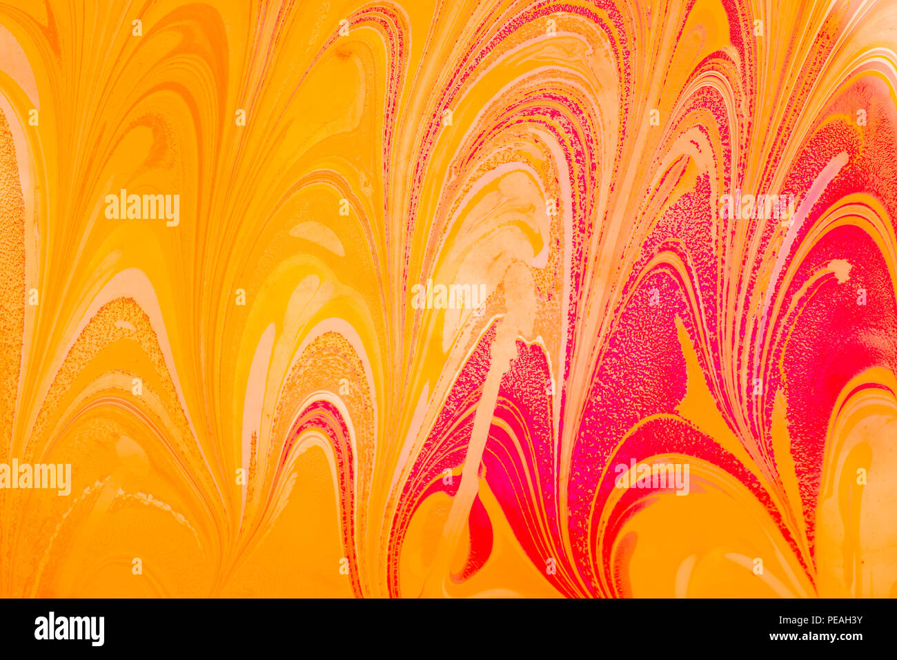 Traditional Ottoman Turkish marbling art patterns as abstract ...