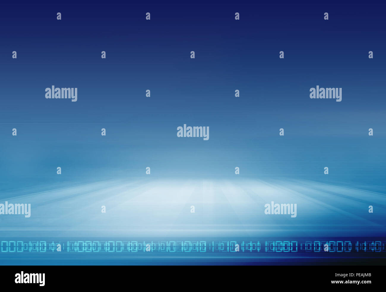 Abstract digital technology background with binary codes at front line ...