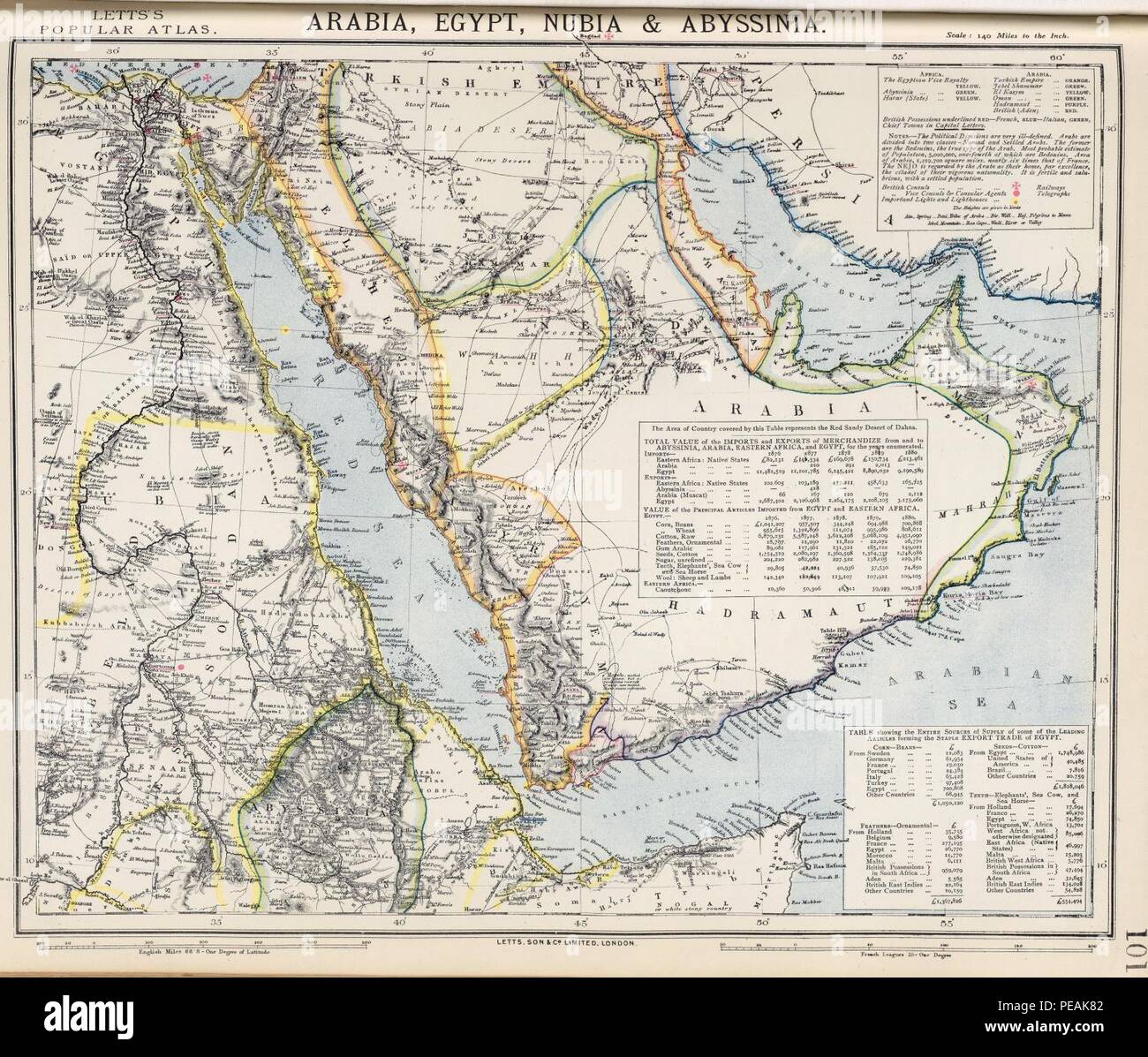 Arabia and abyssinia hi-res stock photography and images - Alamy