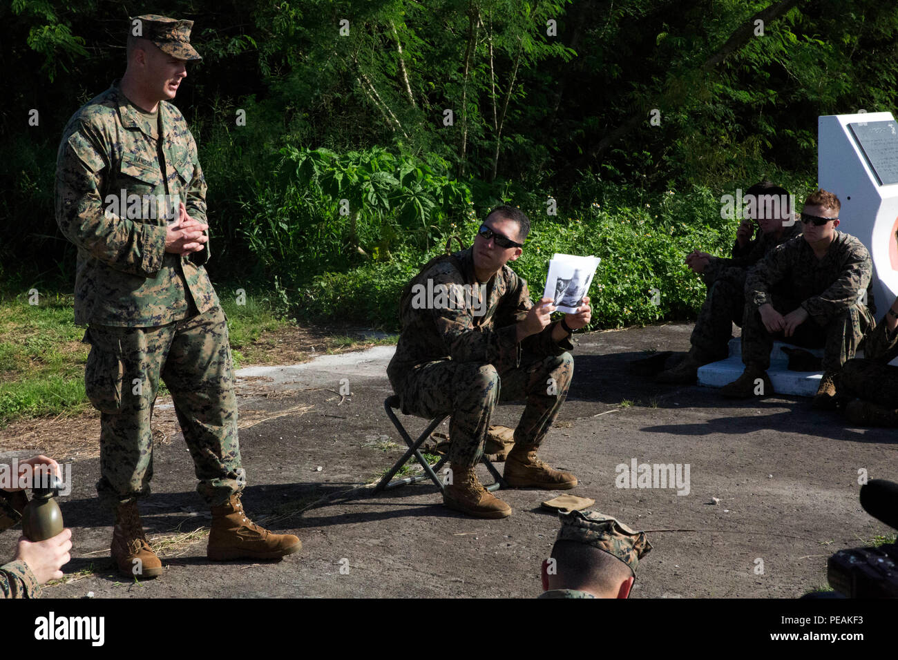 U.S. Marines with Company A, B and C, 1st Battalion, 2d Marine Regiment ...