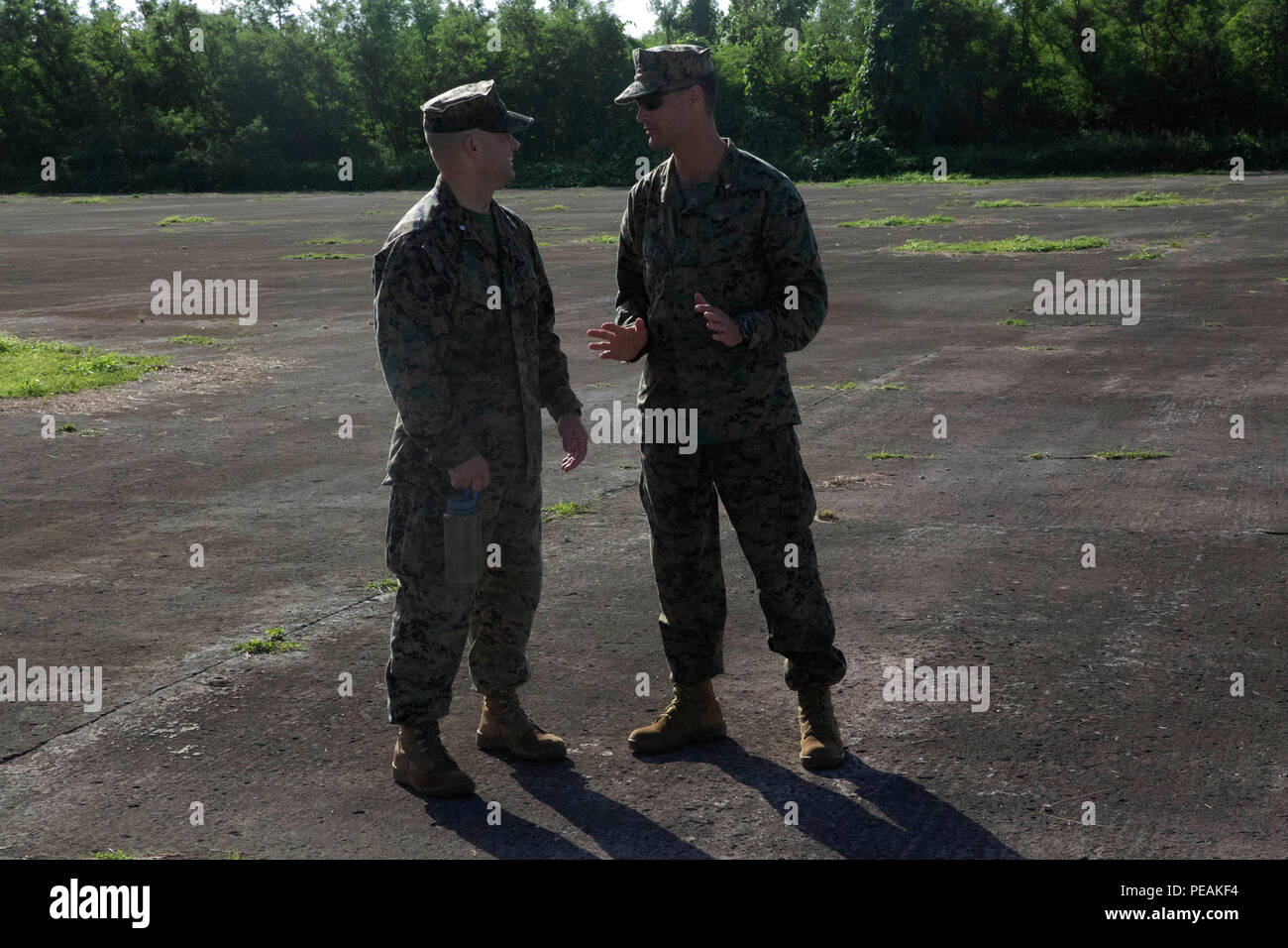 Lt. Col. Eric Reid, Battalion Commander, 1st Battalion, 2d Marine ...