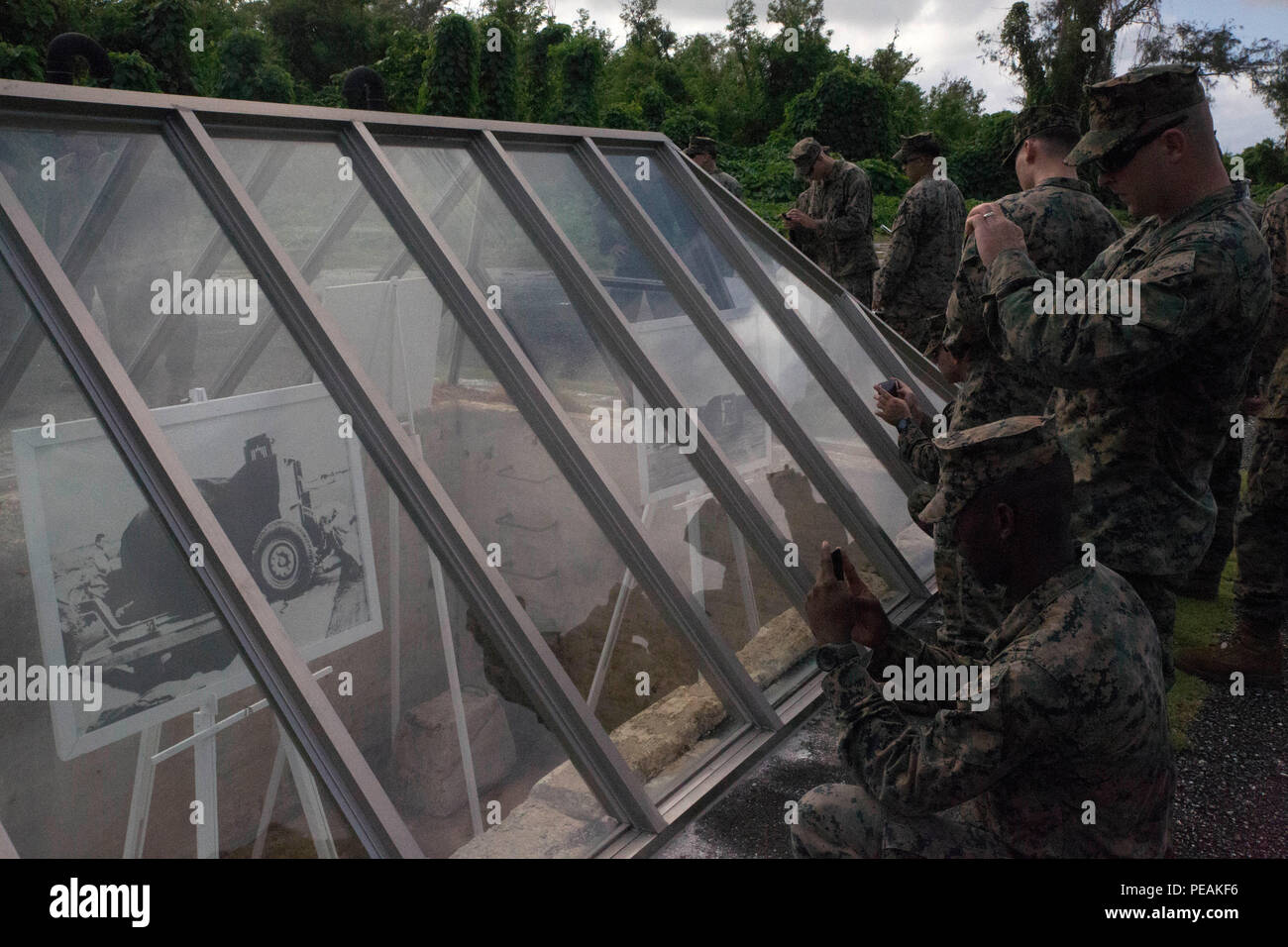 Tinian bomb pits hi-res stock photography and images - Alamy