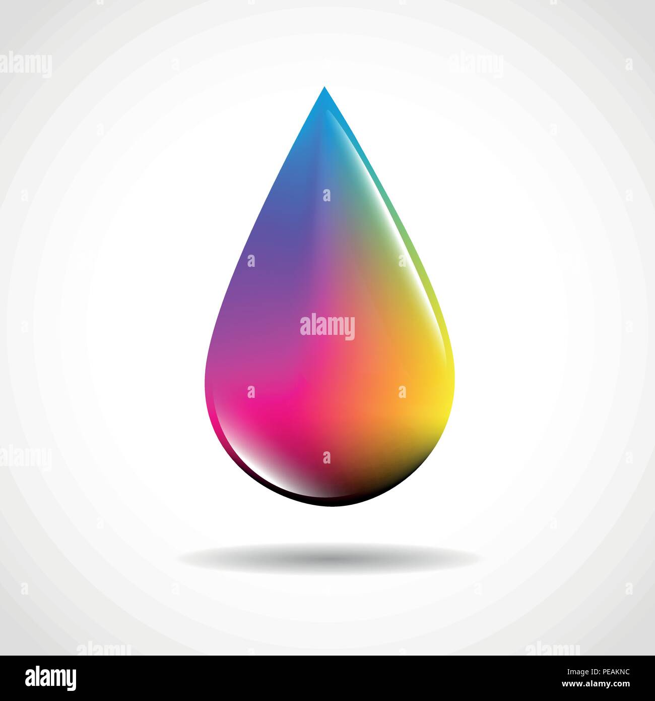 CMYK drop primary colors print vector illustration EPS10 Stock Vector ...