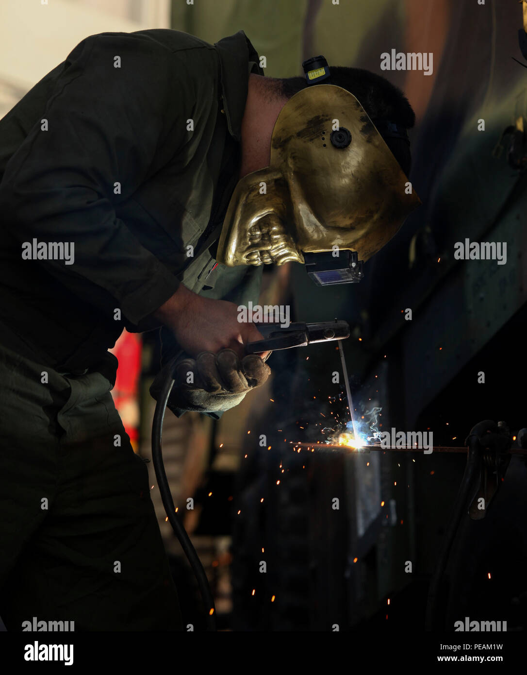 Lance Cpl. Casey Shearer, a Marine with Combat Logistics Battalion 26 ...