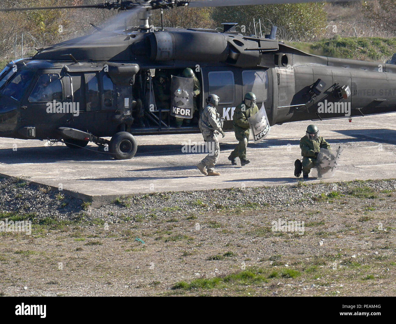 U.S. Army and German soldiers assigned to the Multinational Battle ...