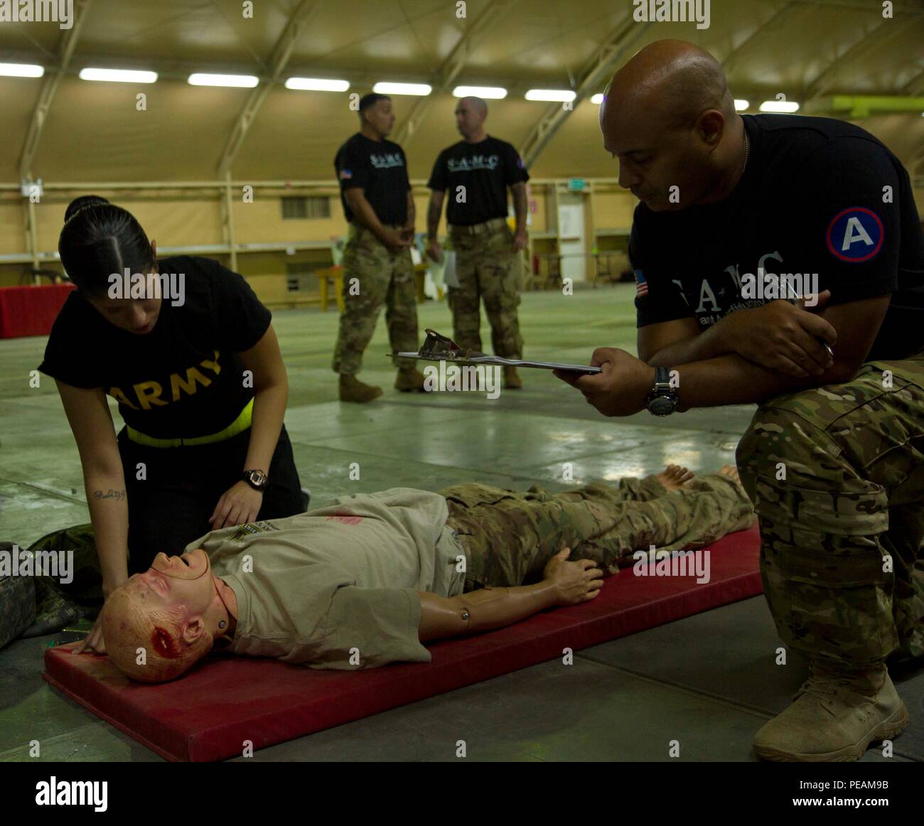 Sgt. Tiffany Smith, headquarters platoon sergeant, with Headquarters ...