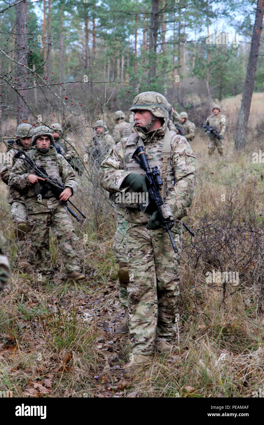 Soldiers from 1st Light Infantry Company, 12 Light Infantry Battalion ...