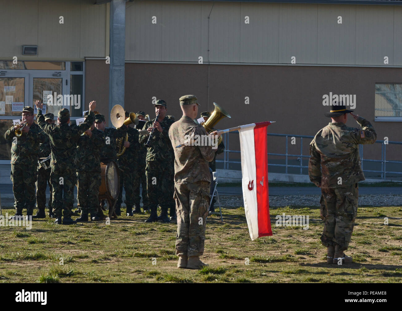 7th cavalry flag hi-res stock photography and images - Alamy