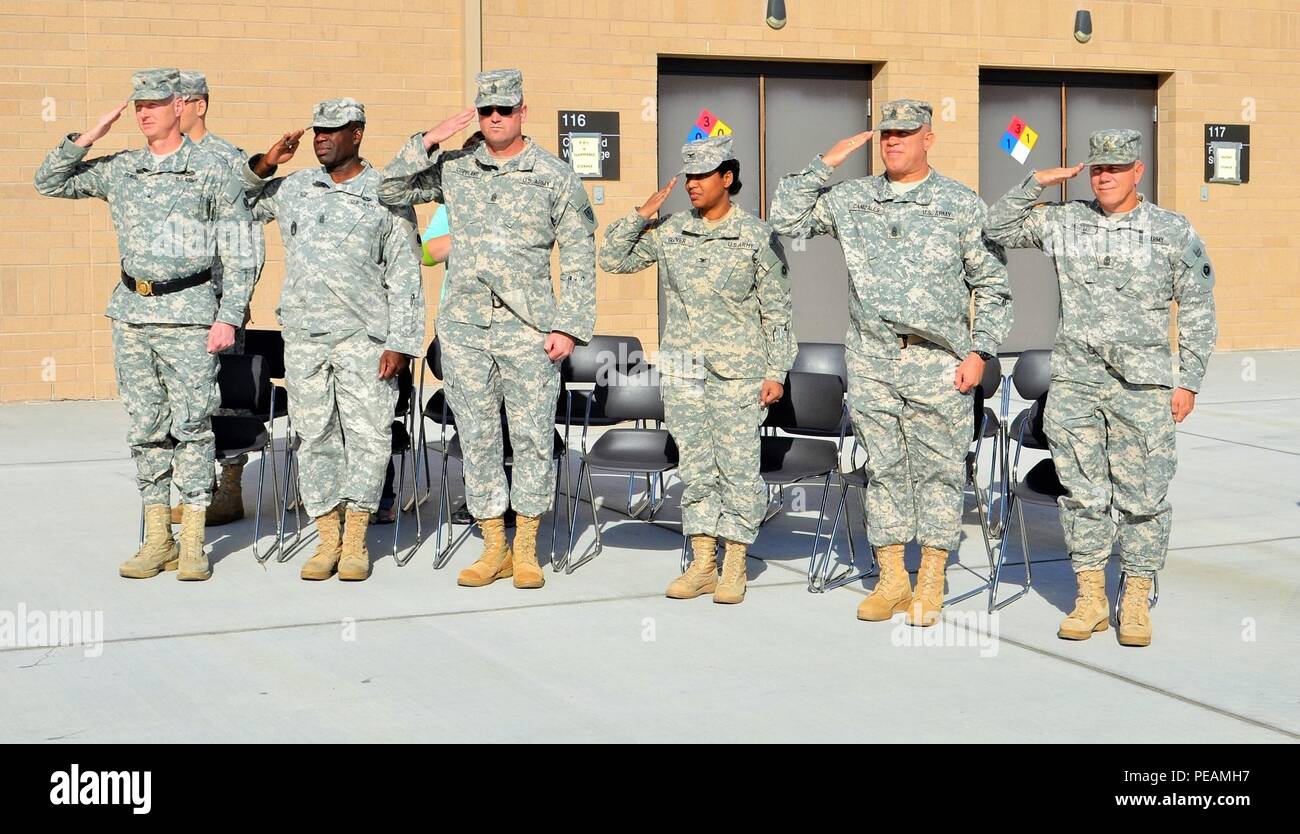 Leadership from the 311th Expeditionary Sustainment Command, 650th ...