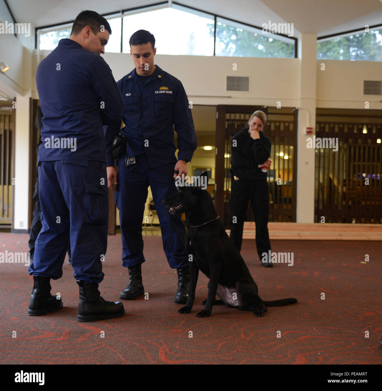 Petty Officer 2nd Class Peter Hearn, a boatswain's mate and Petty ...