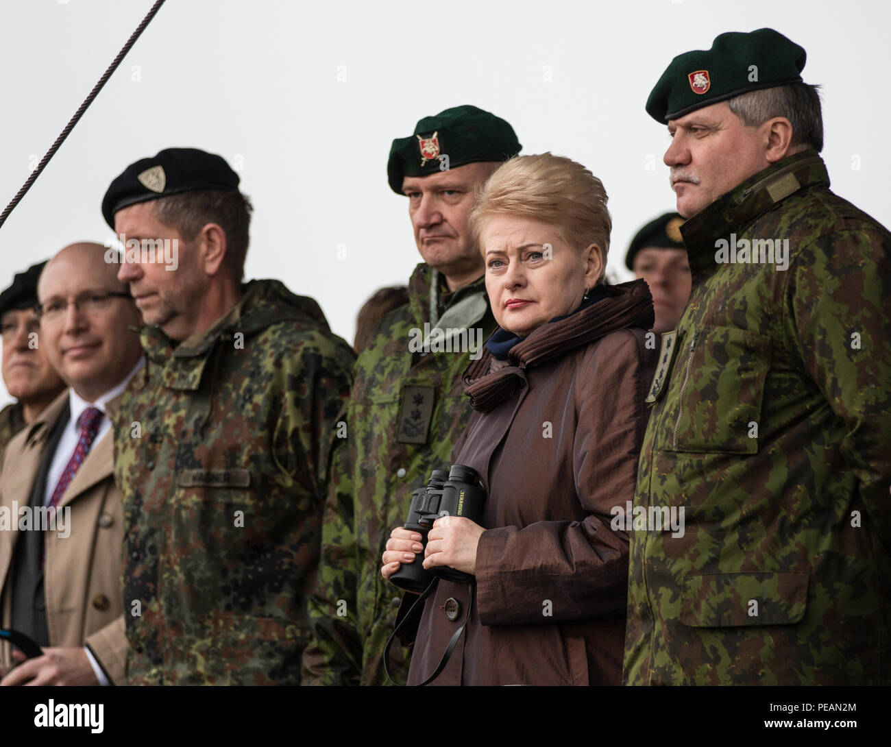 Dalia Grybauskaite, the president of the Republic of Lithuania, visited ...