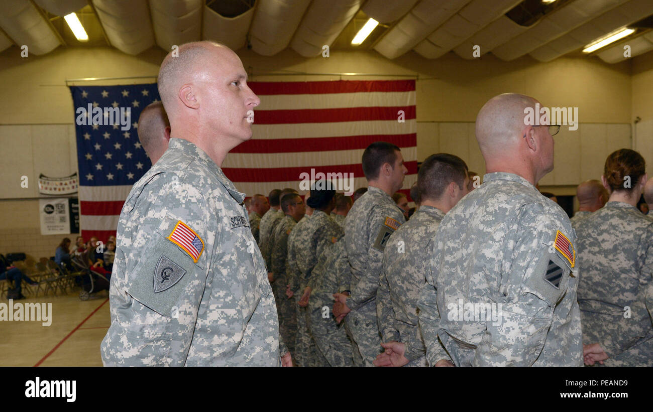 Indiana Army National Guard Lt. Col. Richard Schwaiger, a 38th Infantry ...