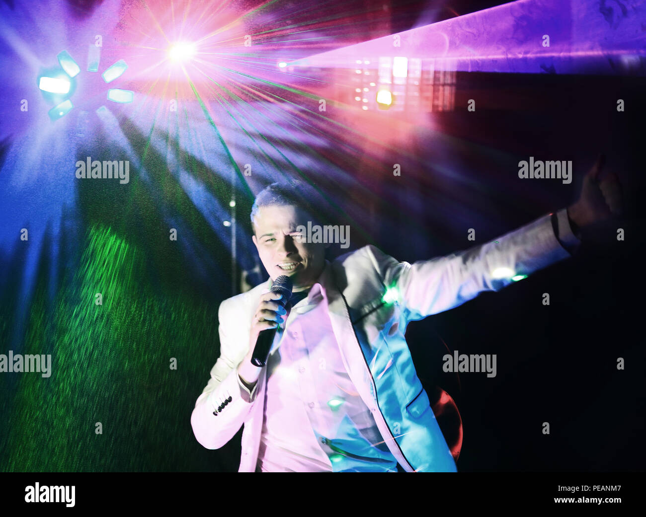 Professional singer stage hi-res stock photography and images - Alamy
