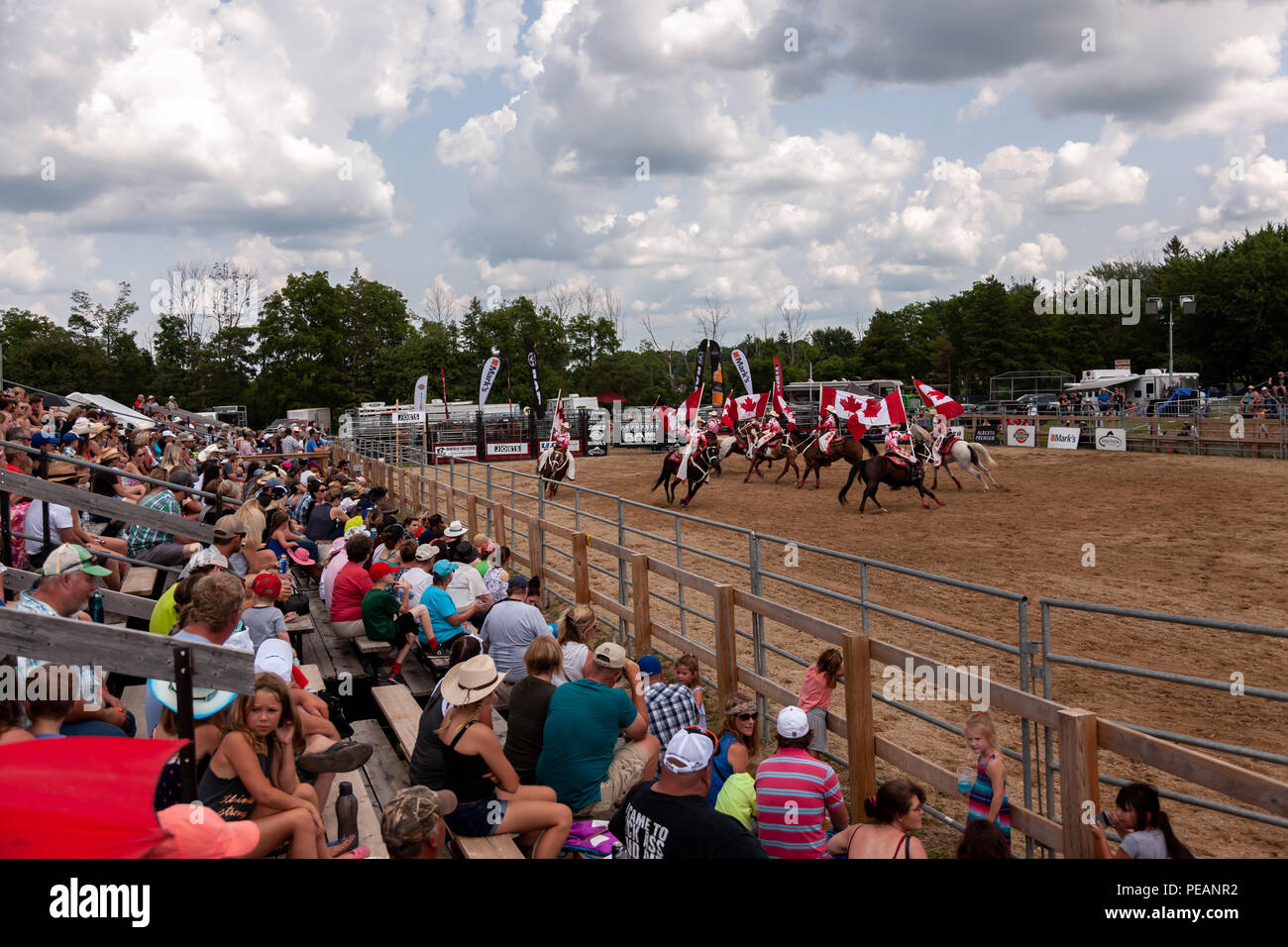 The Canadian Cowgirls precision equestrian show team perform at the ...